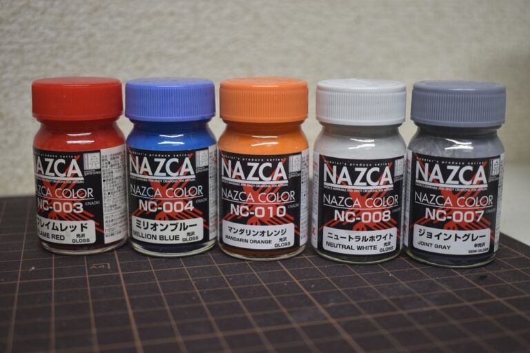 NAZCAカラーを買ってみたのでちょっと試してみた【レビュー】 | ホビーライン！